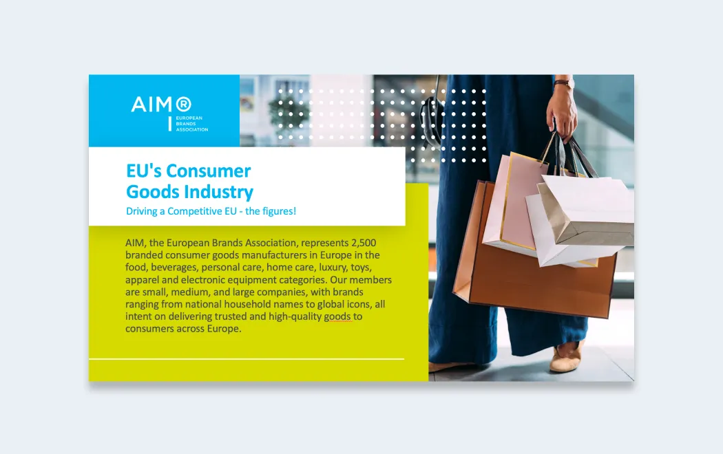EU's Consumer Goods Industry - Driving a competitive EU, the figures ...
